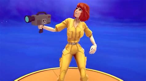 Nickelodeon All Star Brawl Official Tmnt April O Neil Gameplay Overview