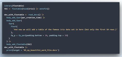 3mw Creating Word Docs With R