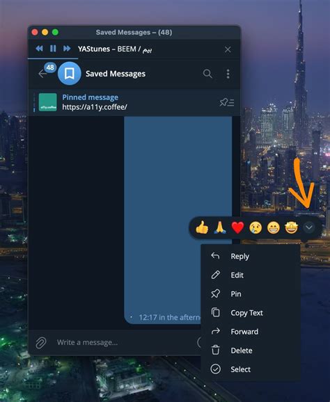 Click On Emoji Panel Move Telegram App To The Background · Issue 27025 · Telegramdesktop