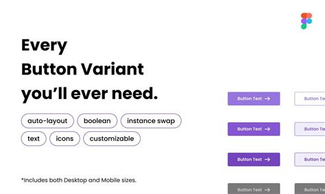 Buttons UI Kit Figma