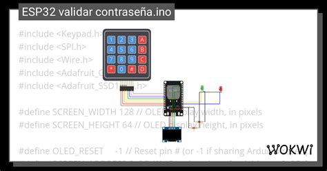 18 Esp32 Validar Contraseño Copy Wokwi Esp32 Stm32 Arduino Simulator