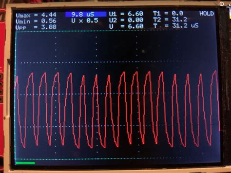 stm32 — осциллограф arduino ide — rcl