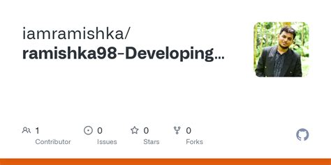 Github Iamramishkaramishka98 Developing A Handwritten Digits