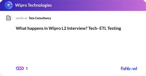 What Happens In Wipro L Interview Tech ETL Test Fishbowl