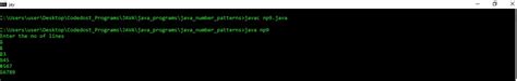 Java Program For Triangle Number Pattern Codedost
