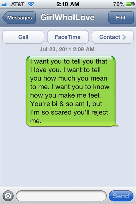 Queer Secrets [image Iphone Text Message Screen Text I Want