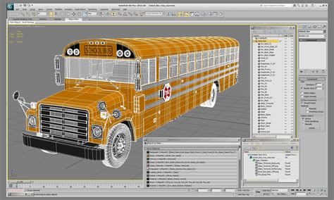 School Bus 3d Model 99 Unknown Max Free3d