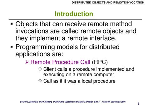 Ppt Distributed Objects And Remote Invocation Powerpoint Presentation