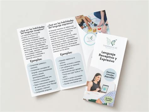 Receptive Vs Expressive Language Brochure Spanish Theravolve Wellness