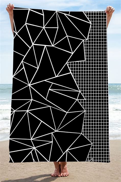 Ab Outline Grid On Side Black Print Scarf Design Scarf Design Embroidery Flowers Pattern