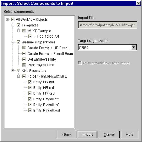 Running The Weblogic Integration Sample Applications