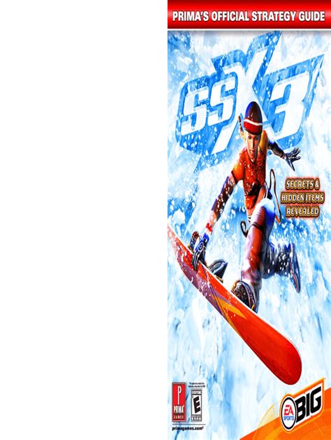 Fillable Online Ssx 3 Prima Hint Guide And Game Cover Sleeve Fax Email Print Pdffiller