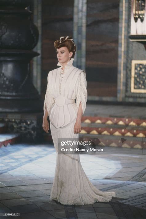 British Actress Francesca Annis On The Set Of Dune Directed And