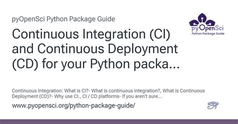 Continuous Integration Ci And Continuous Deployment Cd For Your