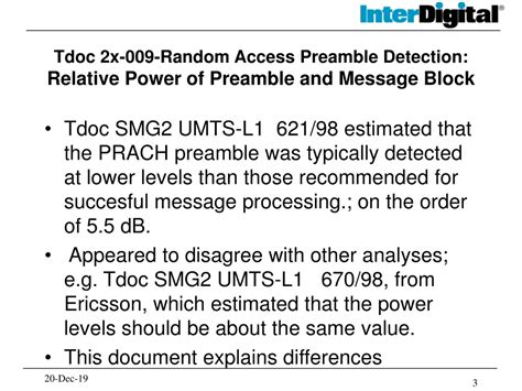 Ppt Random Access Preamble Detection For The Prach Powerpoint