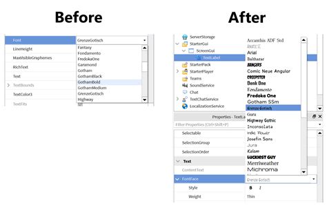 New Font UI Live Announcements Developer Forum Roblox