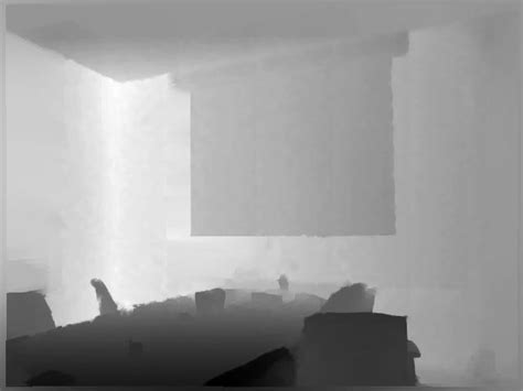 the rgb image of the second pair and their depth images a original