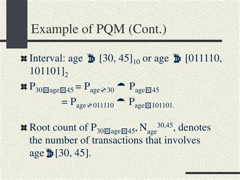 ppt efficient quantitative frequent pattern mining using predicate trees powerpoint