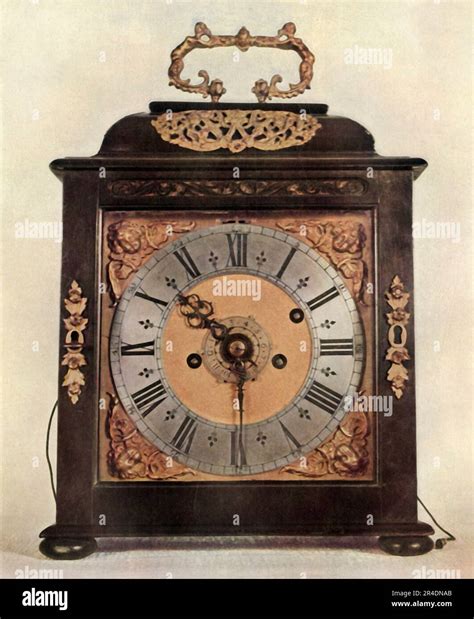 Alarum And Striking Mantel Clock In Ebony Veneered Case 1947 From