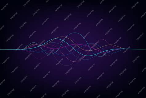 Premium Vector Wave Lines Flowing Dynamic Artificial Intelligence Deep Learning Visualization