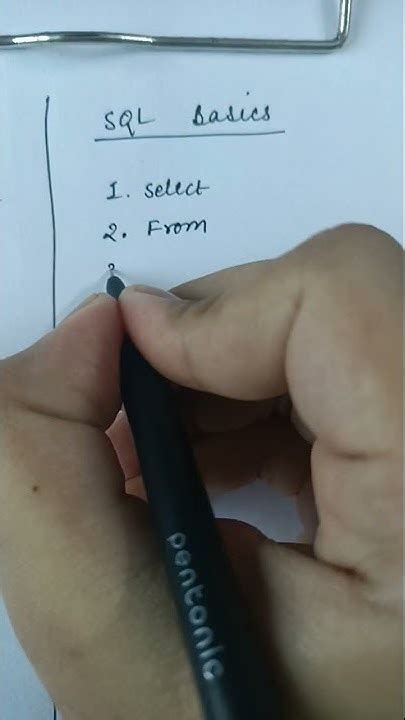 Sql Very Basic Structure Dataanalytics Programming Youtube