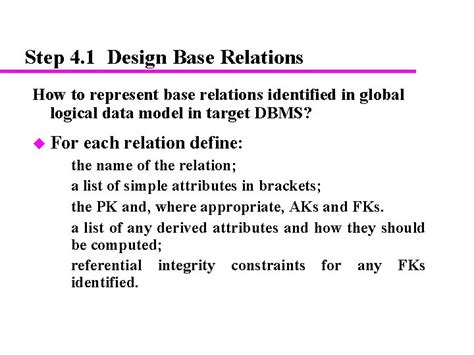 Chapter 16 Methodology Physical Database Design For Relational