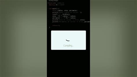 Learn To Compute The Area And Perimeter Of A Circle With This C Tutorial Programming