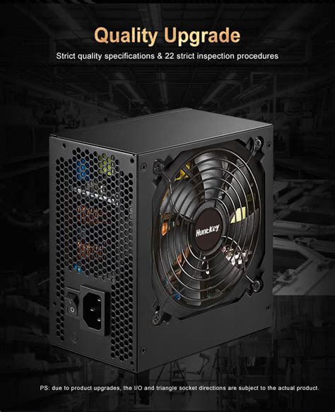 Huntkey Power Supply Computer Gold Psu 650 Watts 80 Plus® Gold Certified 650w 750w 850w Pc Power