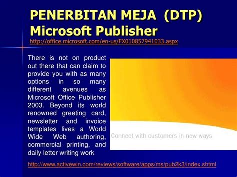 Kursus Penerbitan Meja Dtp Microsoft Publisher Faizar