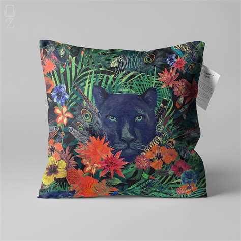 Panther Pillow Etsy