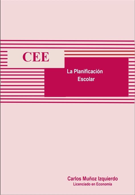 La Planificación Escolar Algunas Observaciones Metodológicas Centro