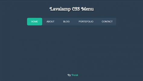 20 Excellent Css Horizontal Menu Examples Onaircode