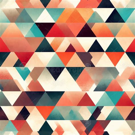 Generative Ai Abstract Geometric Hipster Fashion Stock Illustration Illustration Of Textile