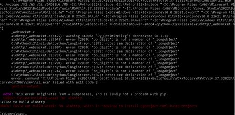 Visual C Microsoft Build Tools For Python Openai Stack Overflow