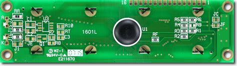 16x1 Sunlight Readable Character Lcd From Crystalfontz