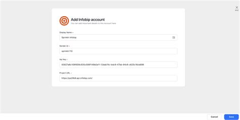 ‎add An Infobip Sms Account Sprinklr Help Center