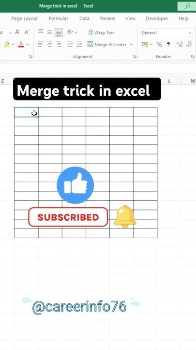 Merge Trick In Excel 💯 Excel Shorts Exceltips Microsoft Accounting Data Software Yt