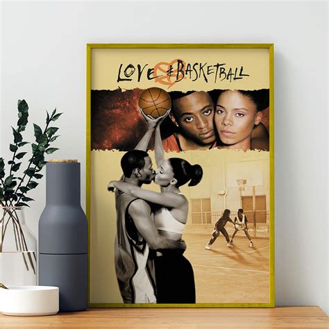 Love And Basketball Movie Poster Classic Film Wall Art Room Etsy