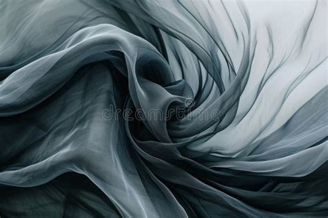 A Monochrome Photograph Capturing The Intricate Patterns And Flowing