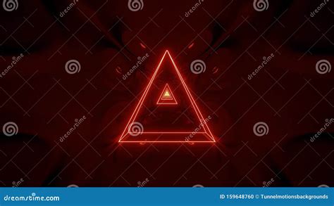 Glowing Triangle Wireframe Design 3d Illustration Background Wallpaper