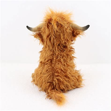 Highland Cow Stuffed Animal Realistic Cow Plush Toys 98 High