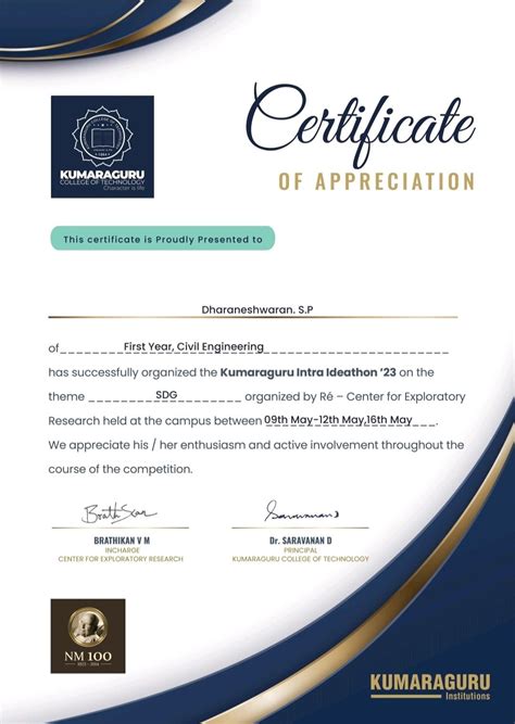 dharaneshwaran sp on linkedin ideathon kumaraguru research organizing