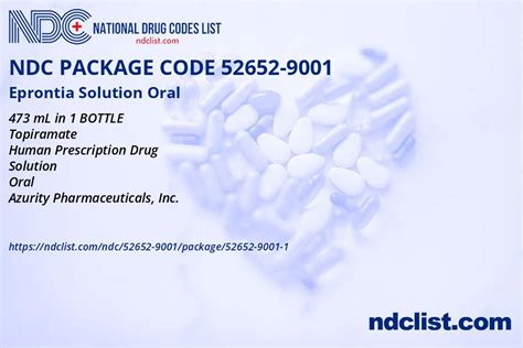 Ndc Package 52652 9001 1 Eprontia Solution Oral