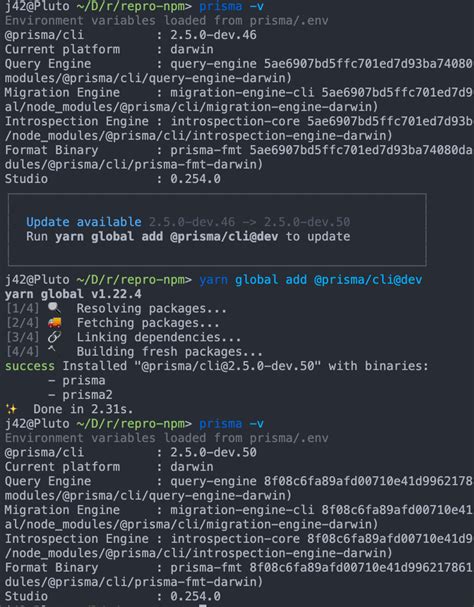 Improve Update Notifier Message