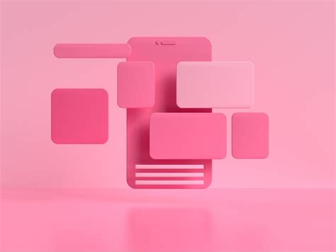 Premium Photo 3d Rendering Abstract Smart Device Interface