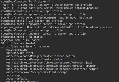 Confining Resources Inside Docker Containers With Apparmor