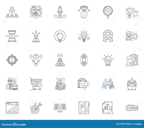 Media Evolution Line Icons Collection Adaptation Progression Innovation Revolution