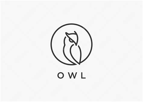 Premium Vector Owl Logo Design Vector Silhouette Illustration
