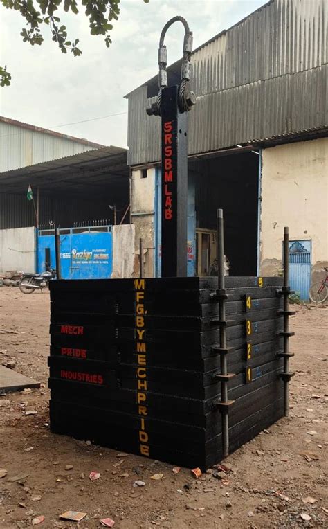 manufacturing pile dynamic load test pda test high strain test dynamic test load cage and hammer