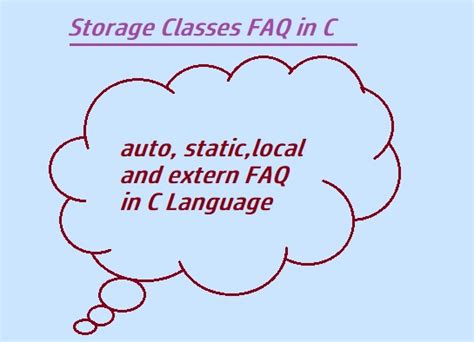 storage class interview questions in c storage class faq